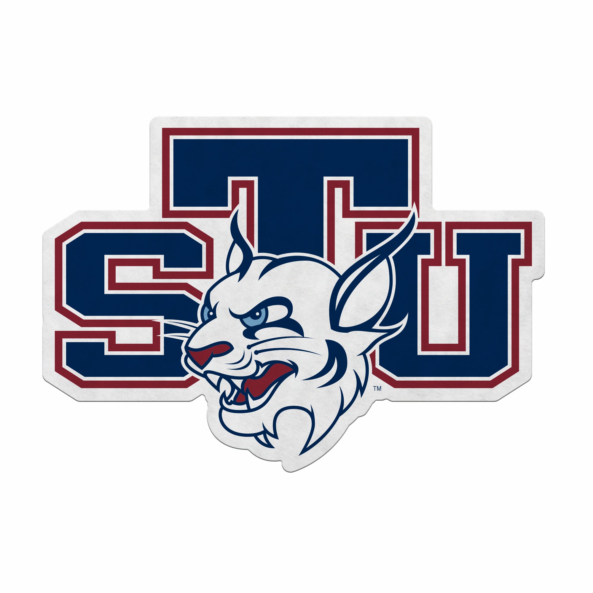 St. Thomas Bobcats Felt Shape Cut Pennant - Primary Logo