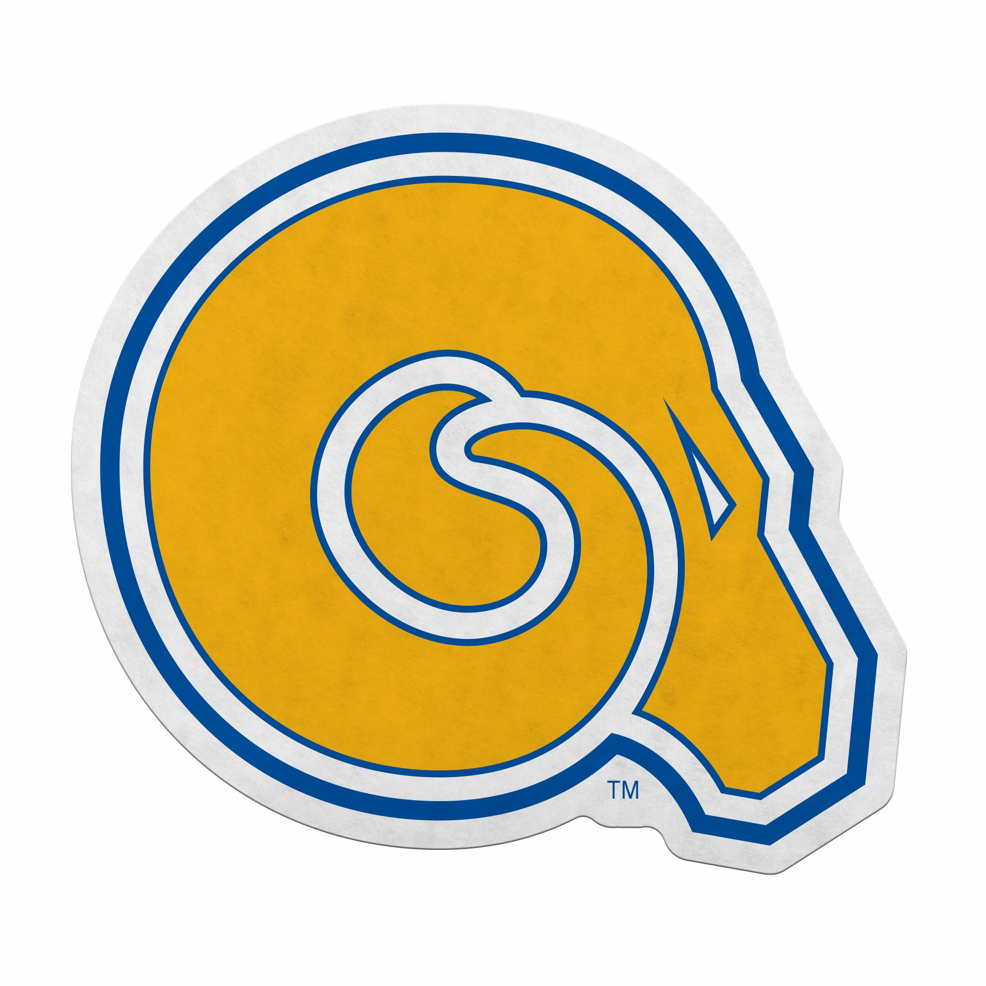 Albany State Golden Rams Felt Shape Cut Pennant - Primary Logo