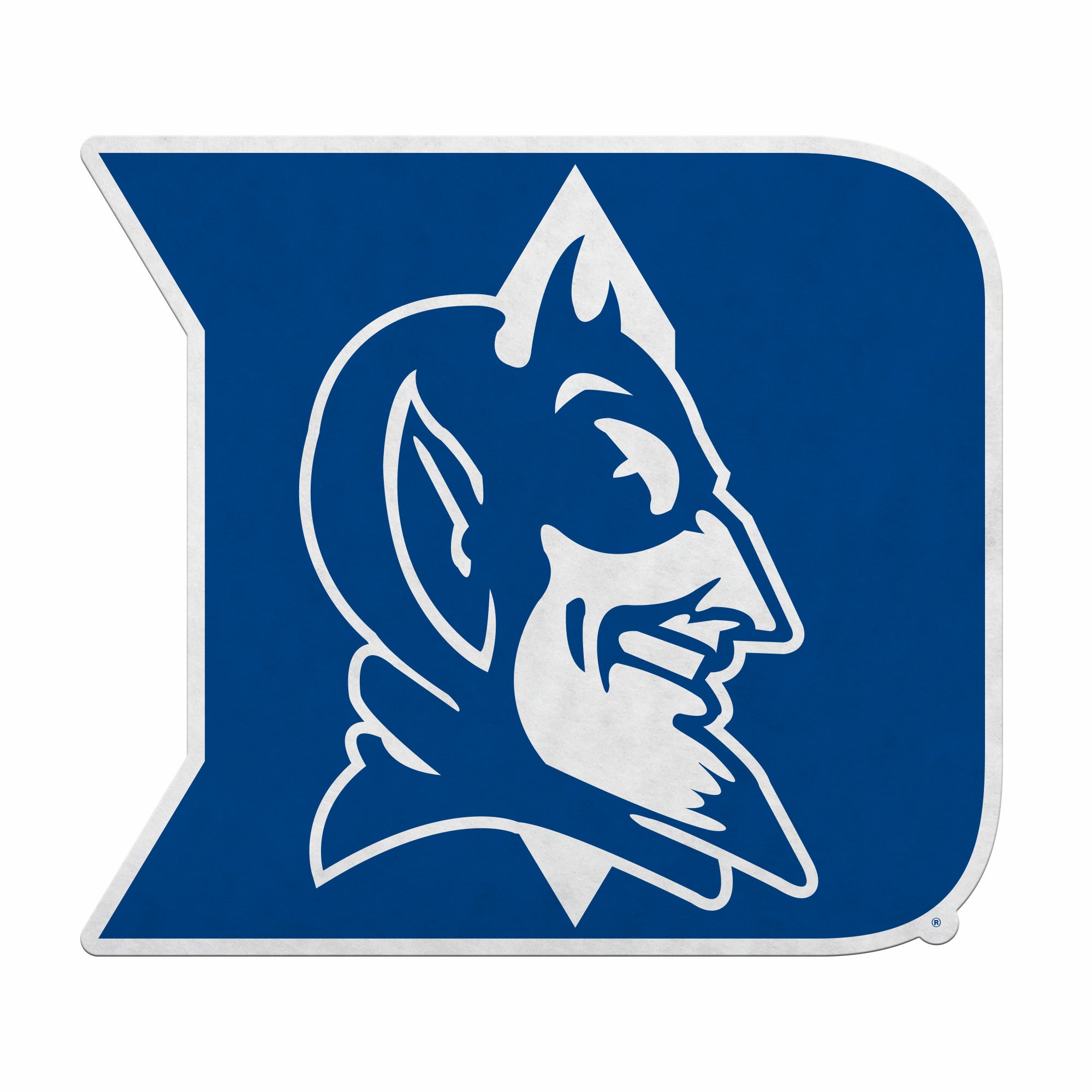 Duke Blue Devils Shape Cut Primary Logo Pennant With Header Card