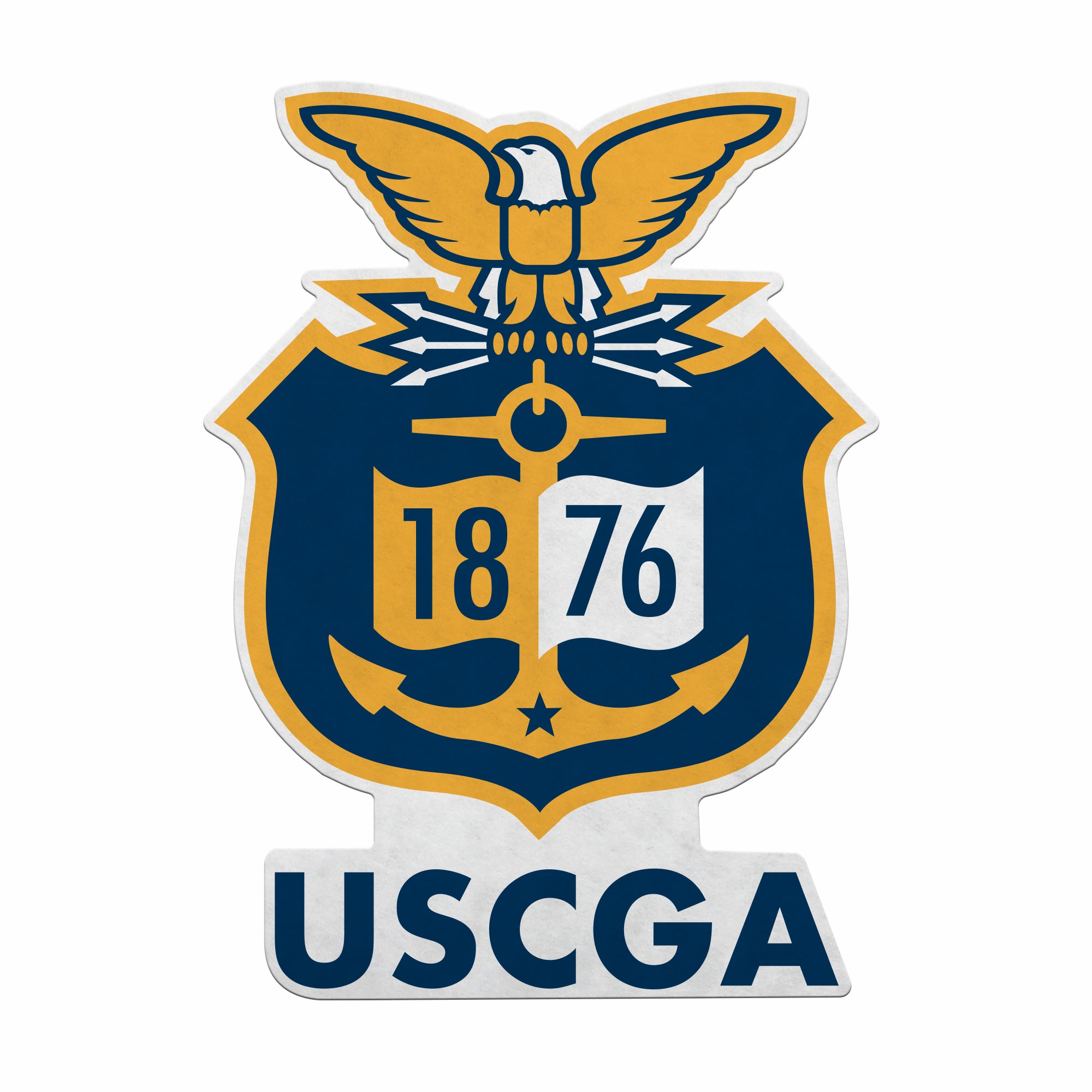 Coast Guard Bears Felt Shape Cut Pennant - Primary Logo