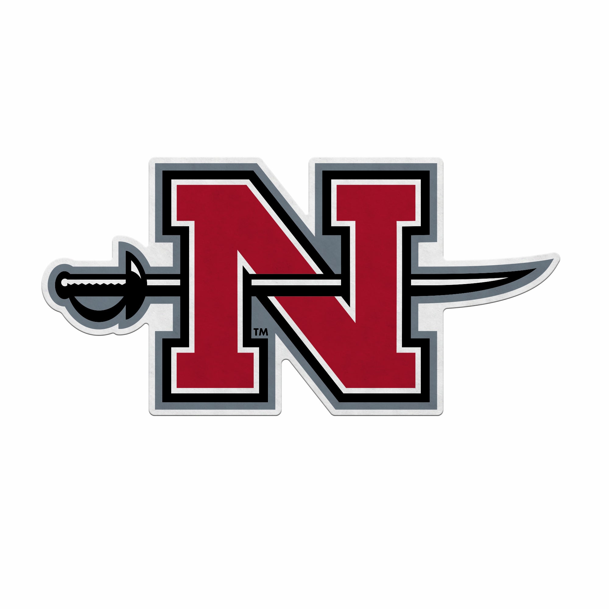 Nicholls State Colonels Felt Shape Cut Pennant - Primary Logo