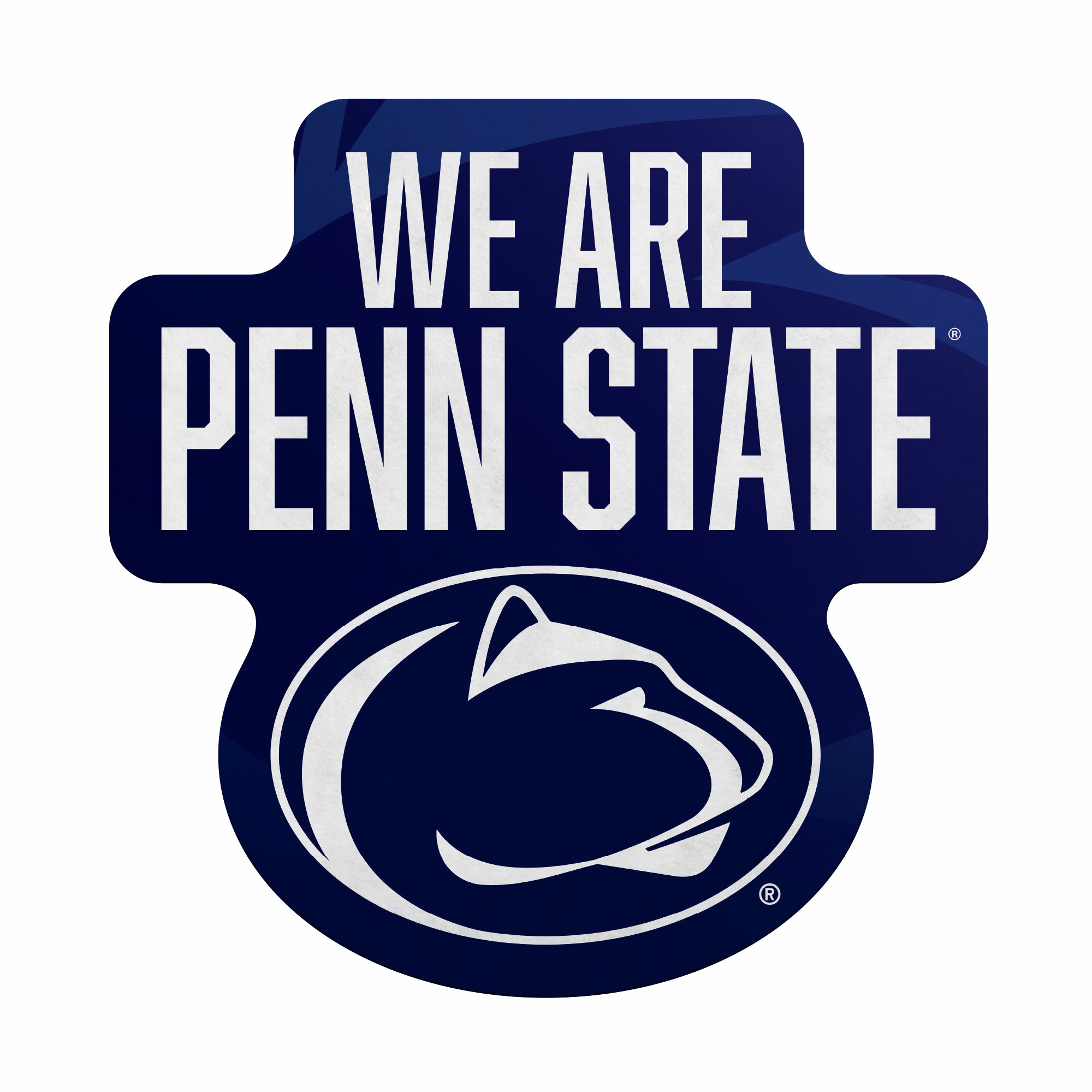 Penn State Team Slogan Shape Cut Pennant - We Are Penn State