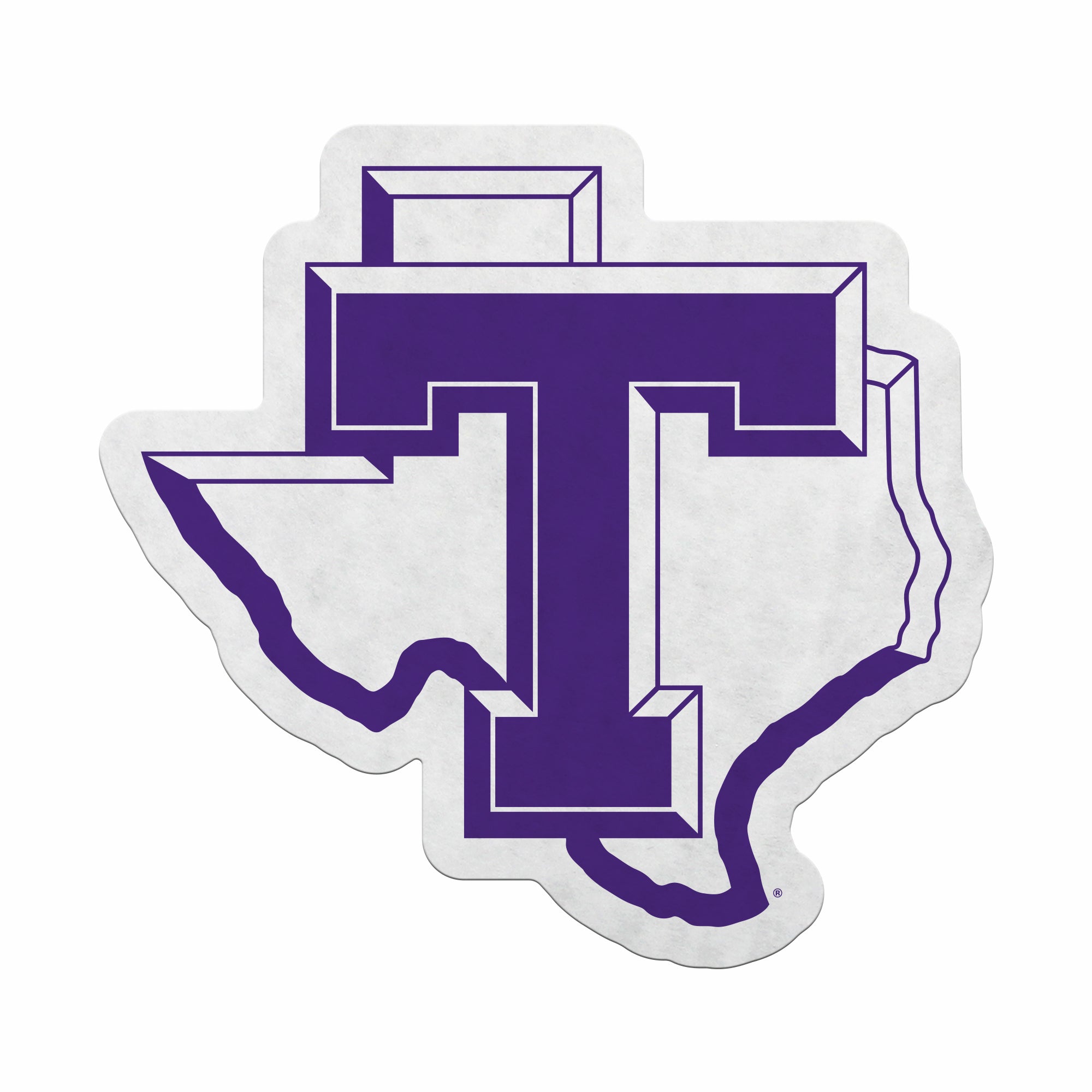Tarleton State Shape Cut Primary Logo Pennant With Header Card
