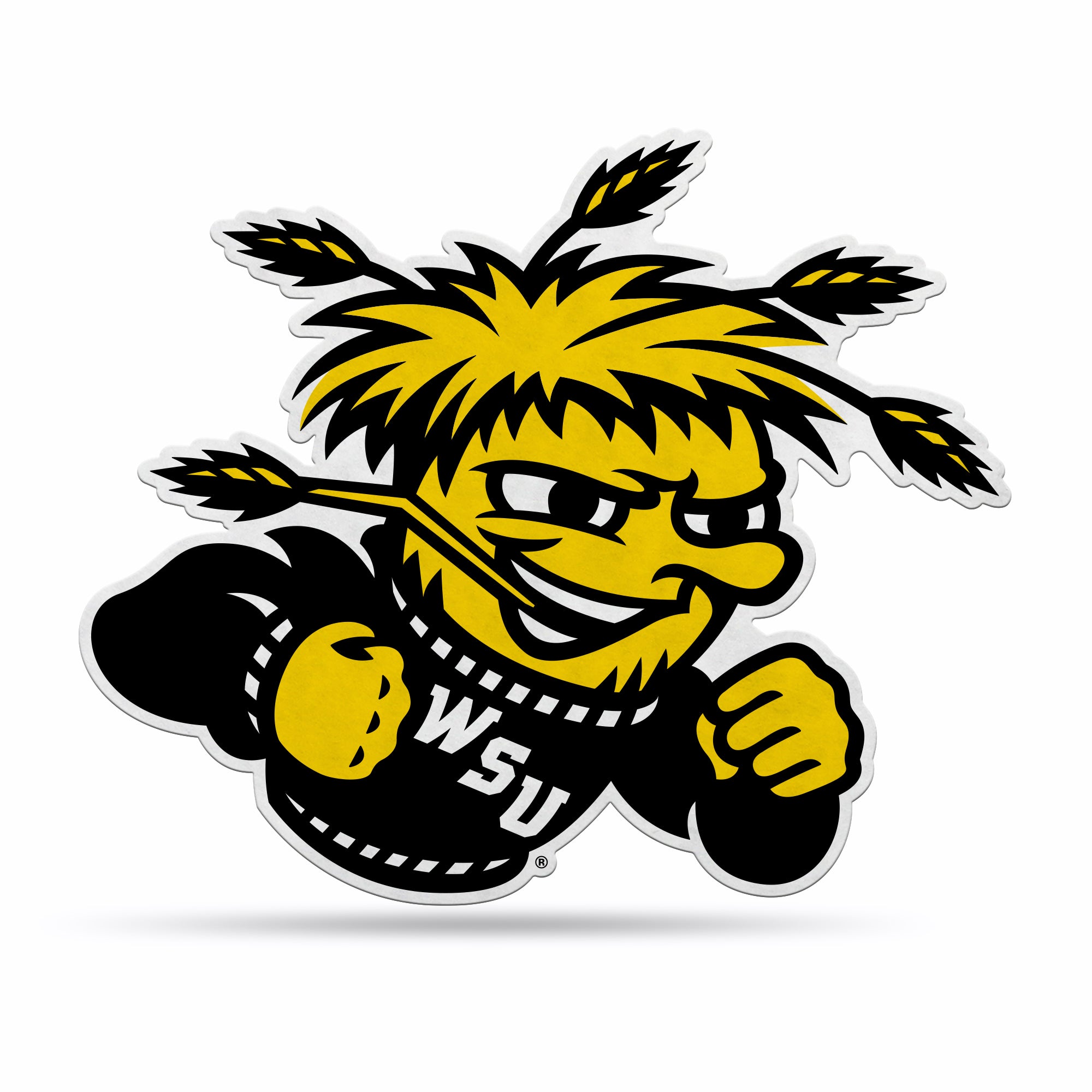 NCAA Wichita State Shockers Classic Team Logo Shape Cut Pennant - Home
