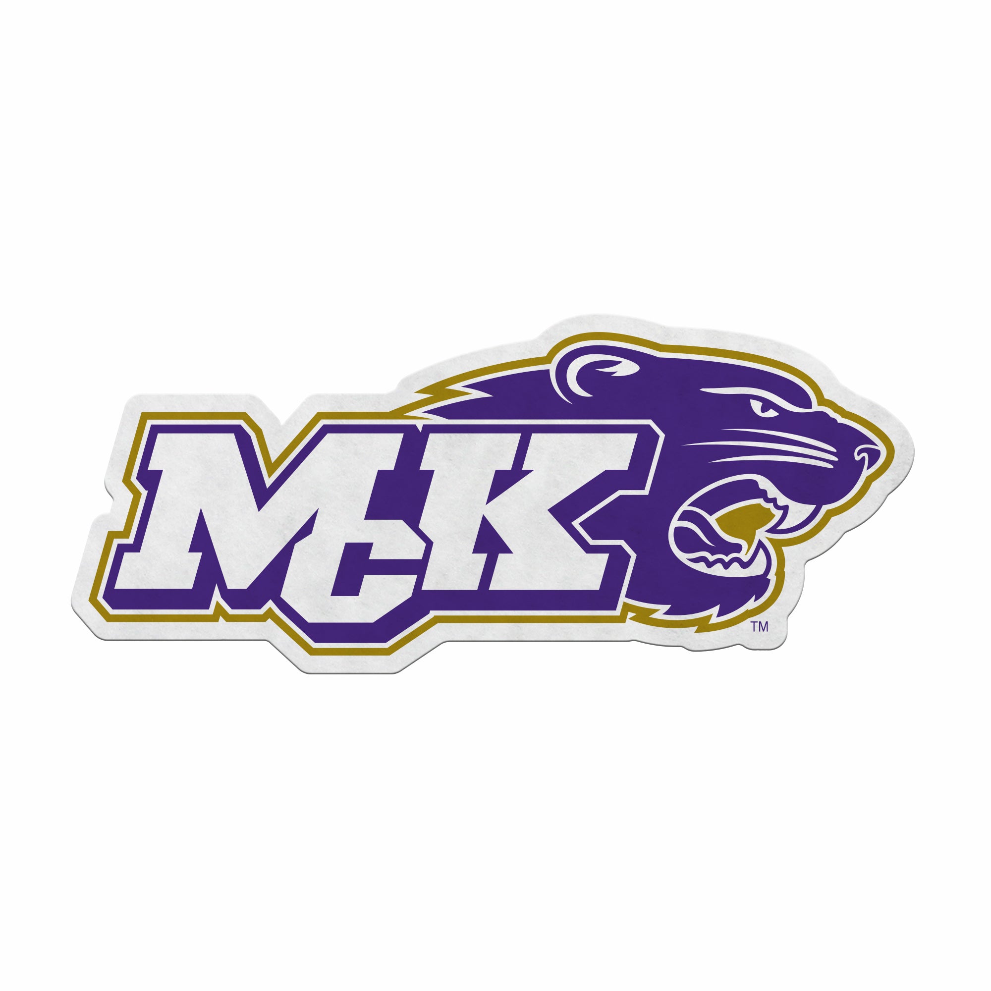 Mckendree Bearcats Felt Shape Cut Pennant - Primary Logo