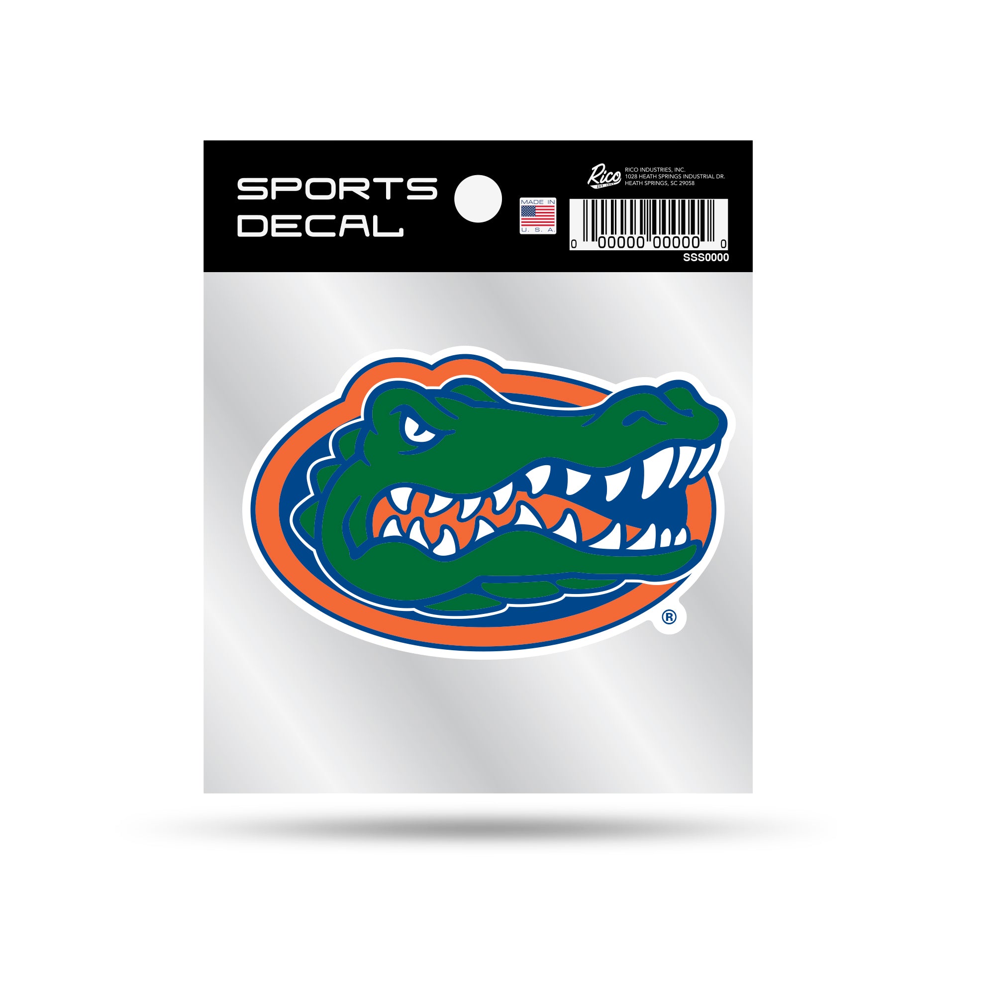 Florida University Gator Head Logo Custom Small Style Decal (4"X4")