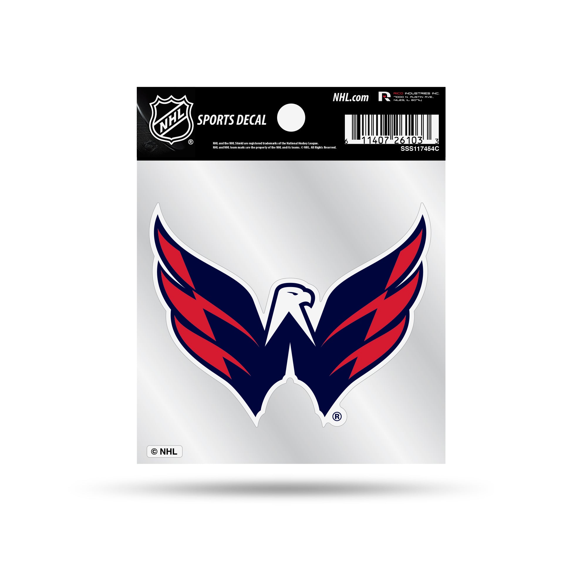Capitals Alternate Eagle Logo - Small Style Decal (4x4)