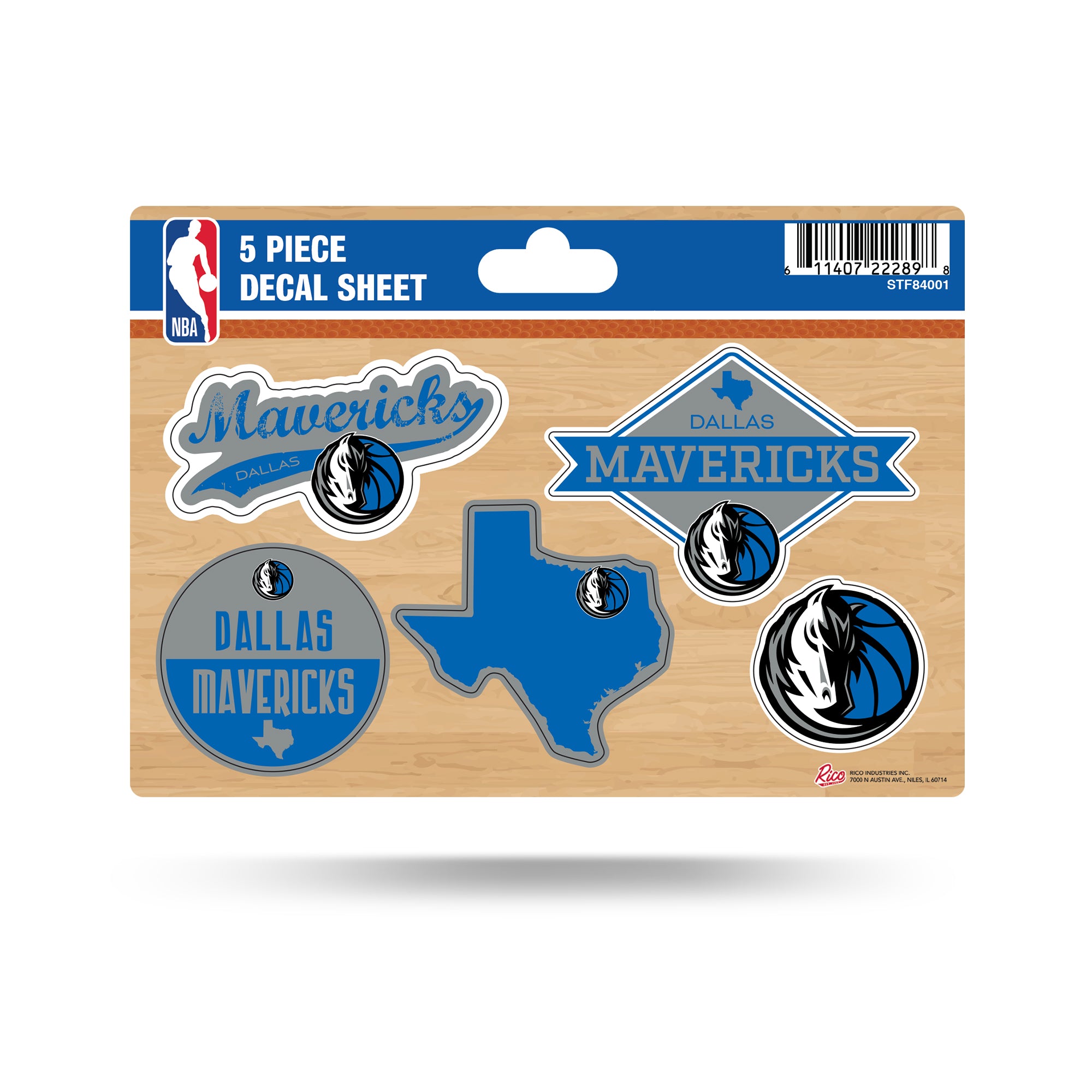 Mavericks 5-Pc Sticker Sheet