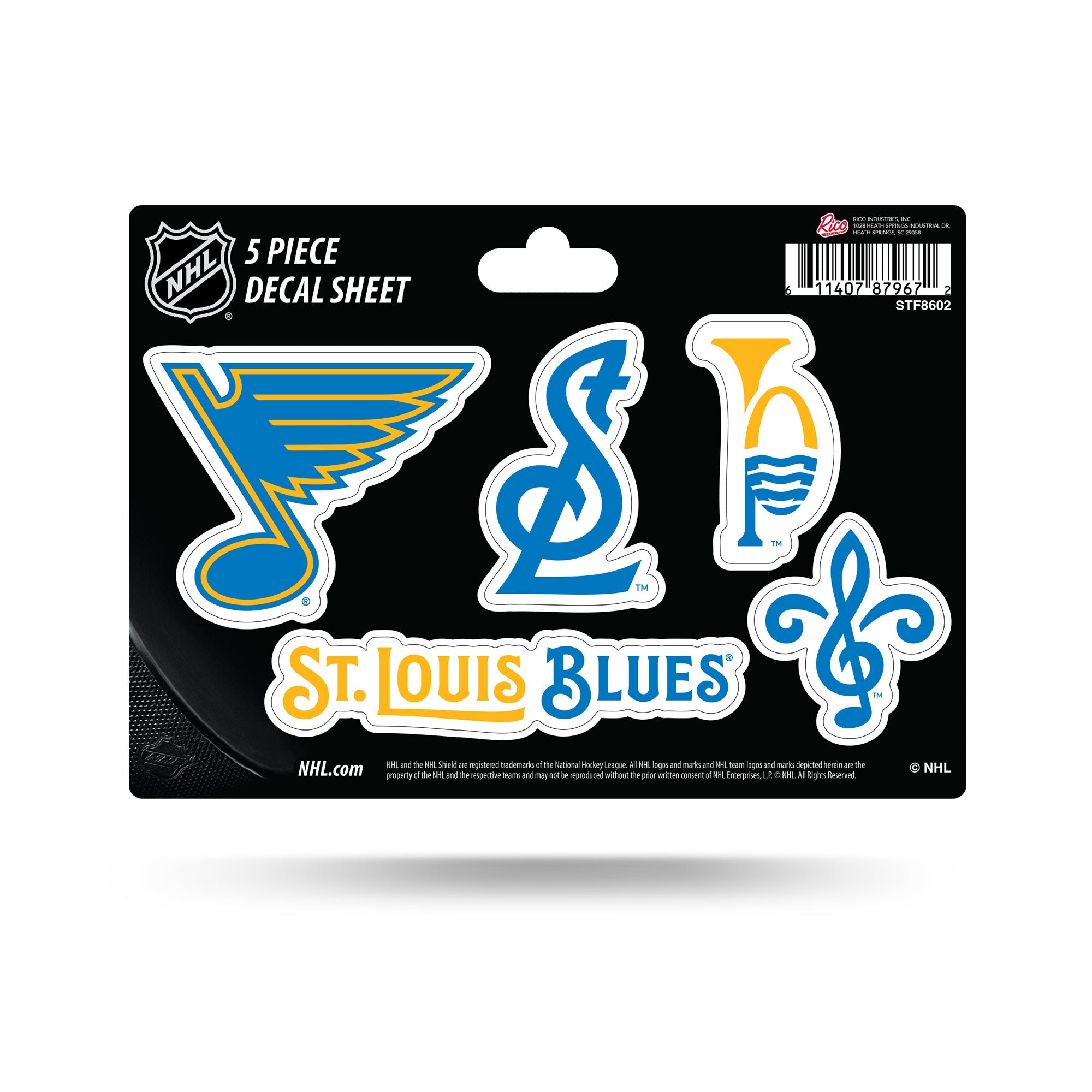 St. Louis Blues 5-Piece Sticker Sheet
