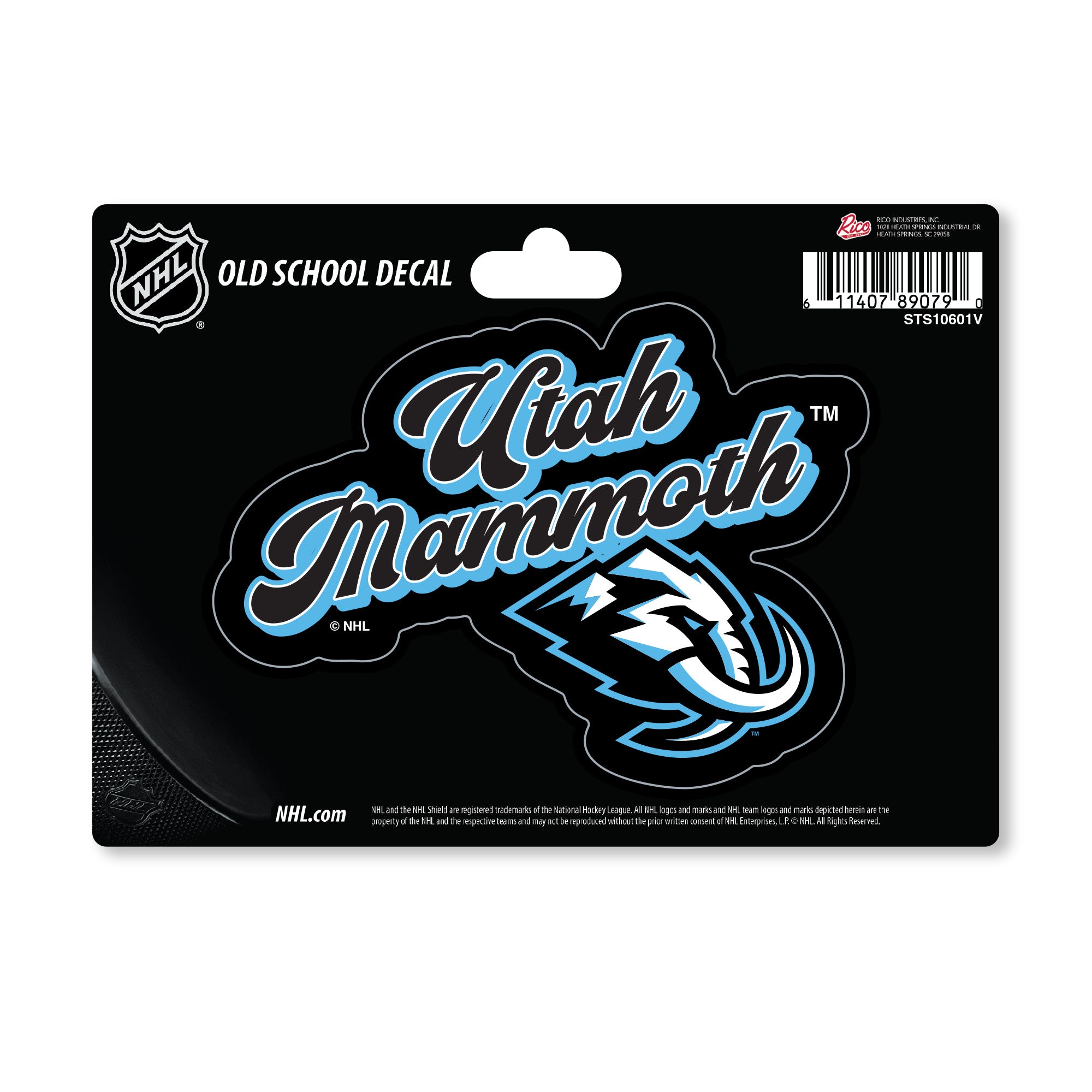 Utah Mammoth 4 X 6" Vintage Decal