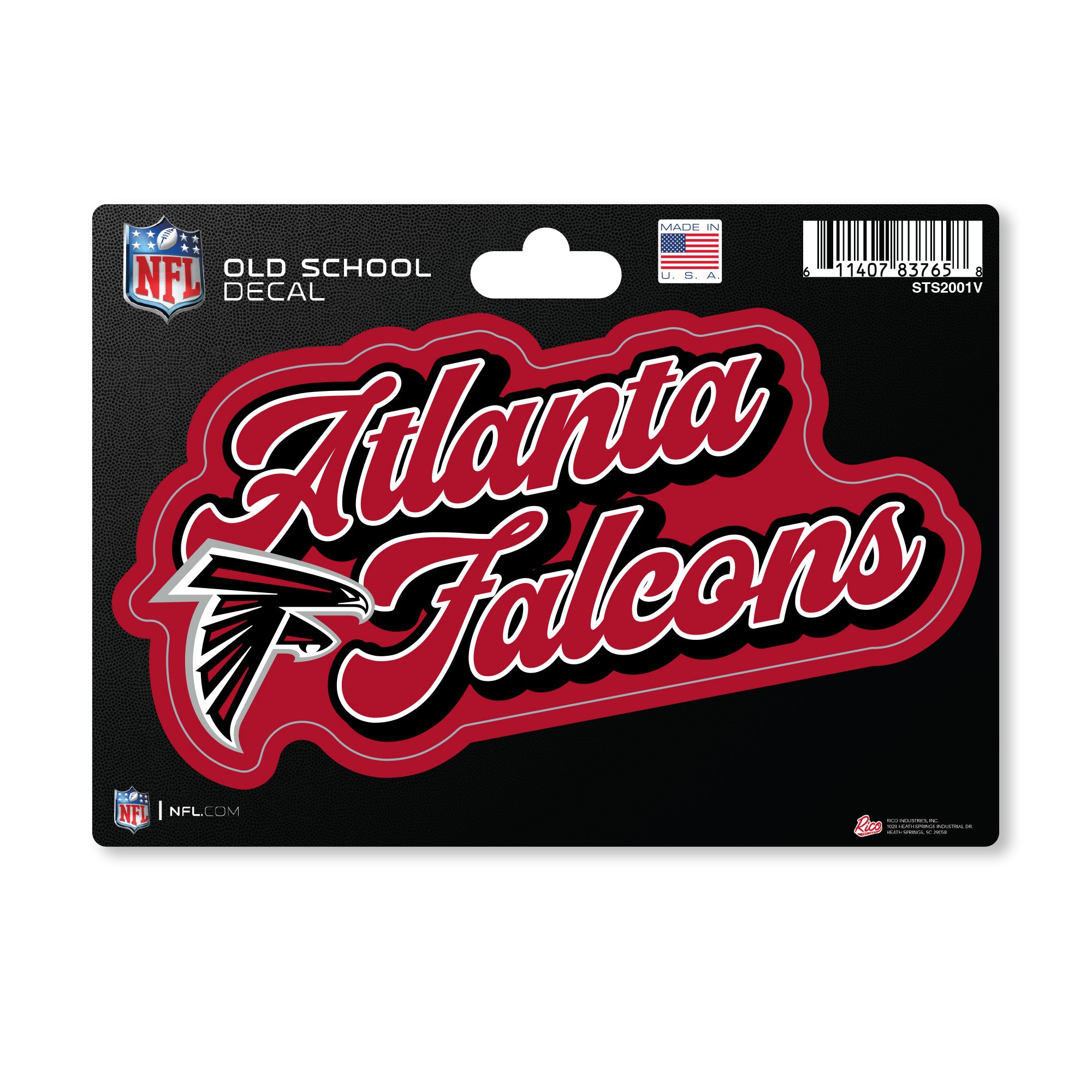 Atlanta Falcons 4 X 6" Vintage Decal