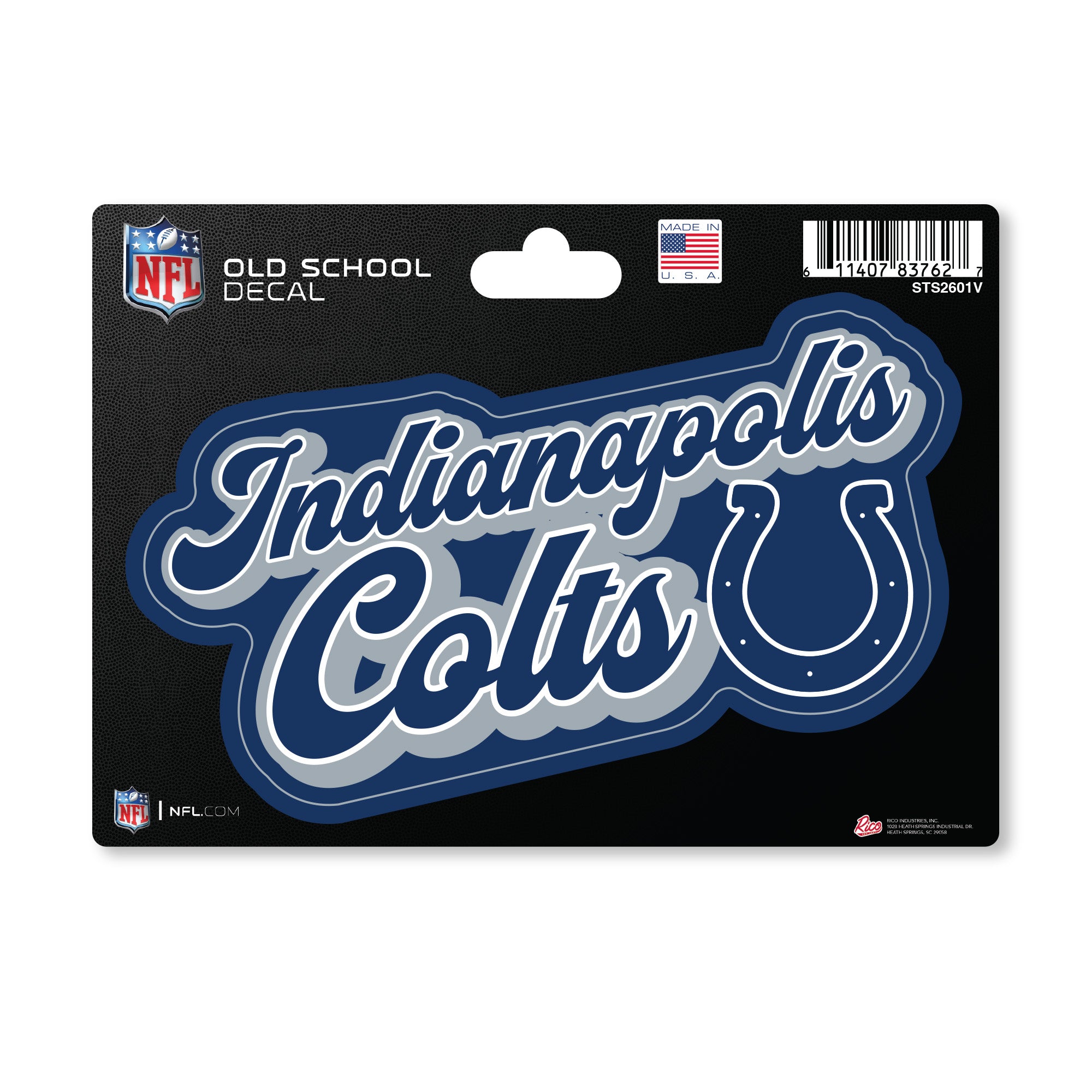 Indianapolis Colts 4 X 6" Vintage Decal