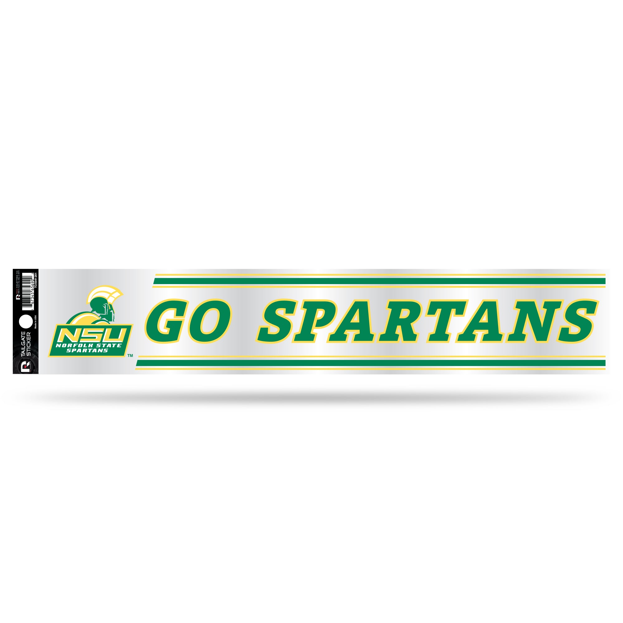 NCAA Norfolk State Spartans 3" x 17" Tailgate Sticker For Car/Truck/SU