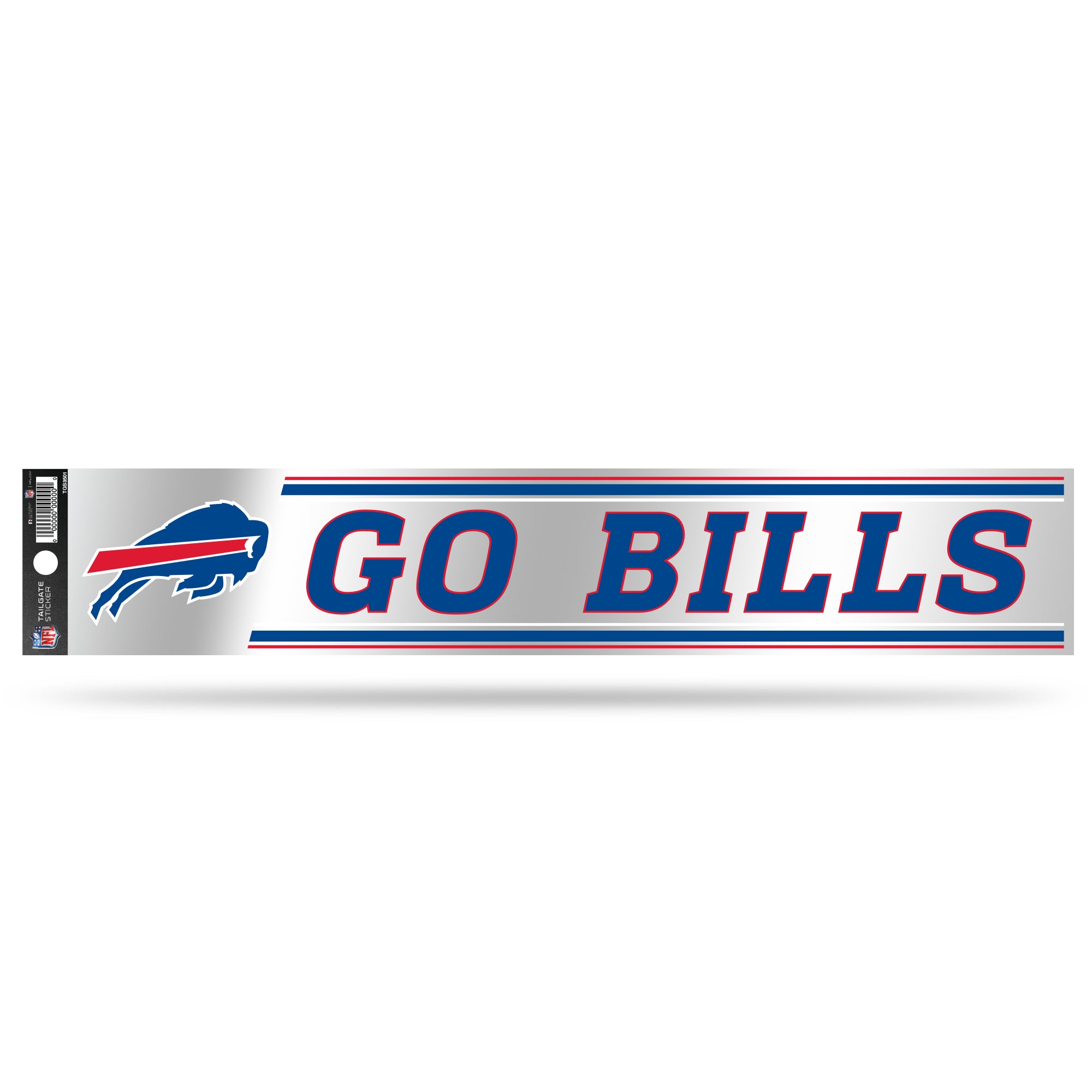 NFL Buffalo Bills 3" x 17" Tailgate Sticker For Car/Truck/SUV By Rico