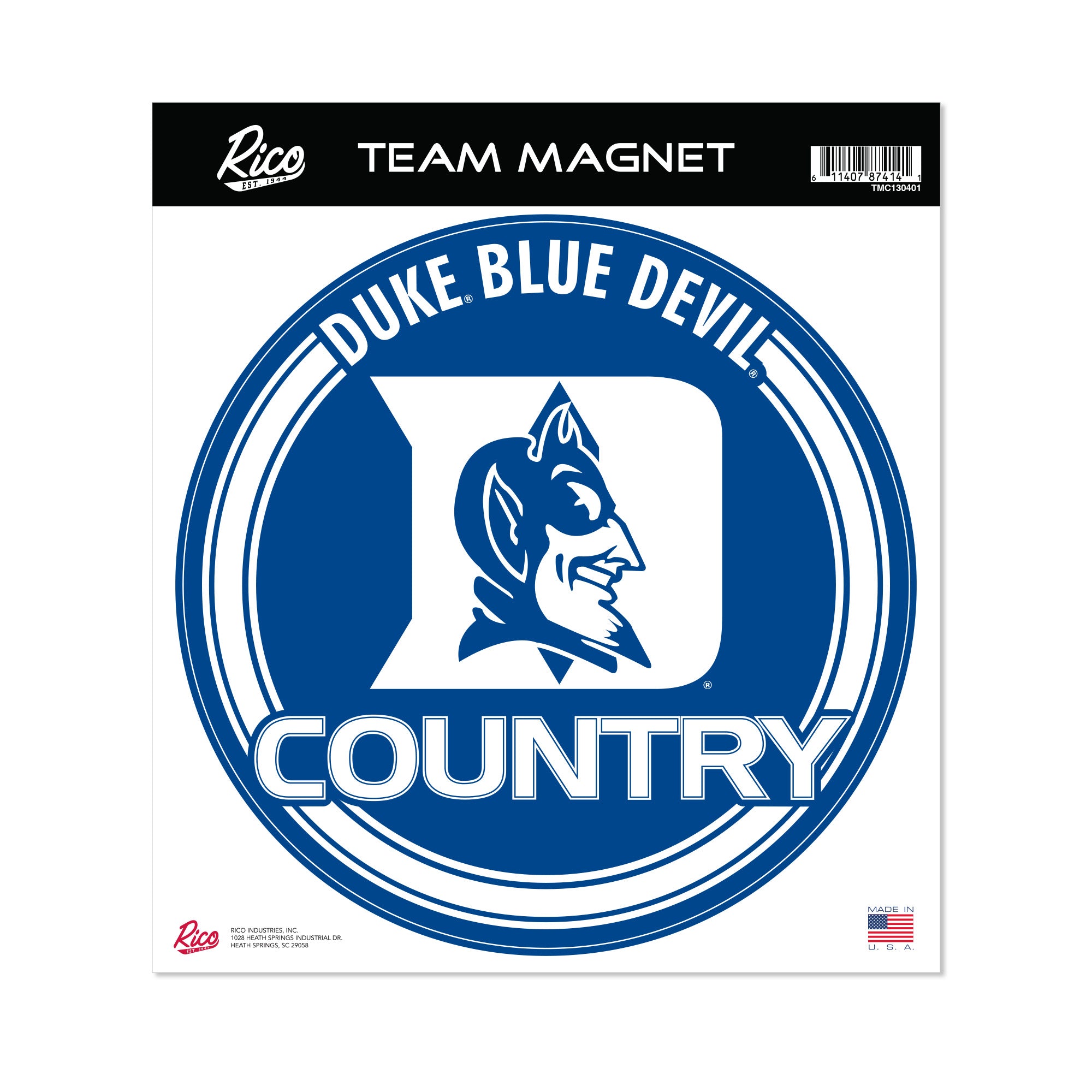 Duke Blue Devils 8" Team Magnet Circle