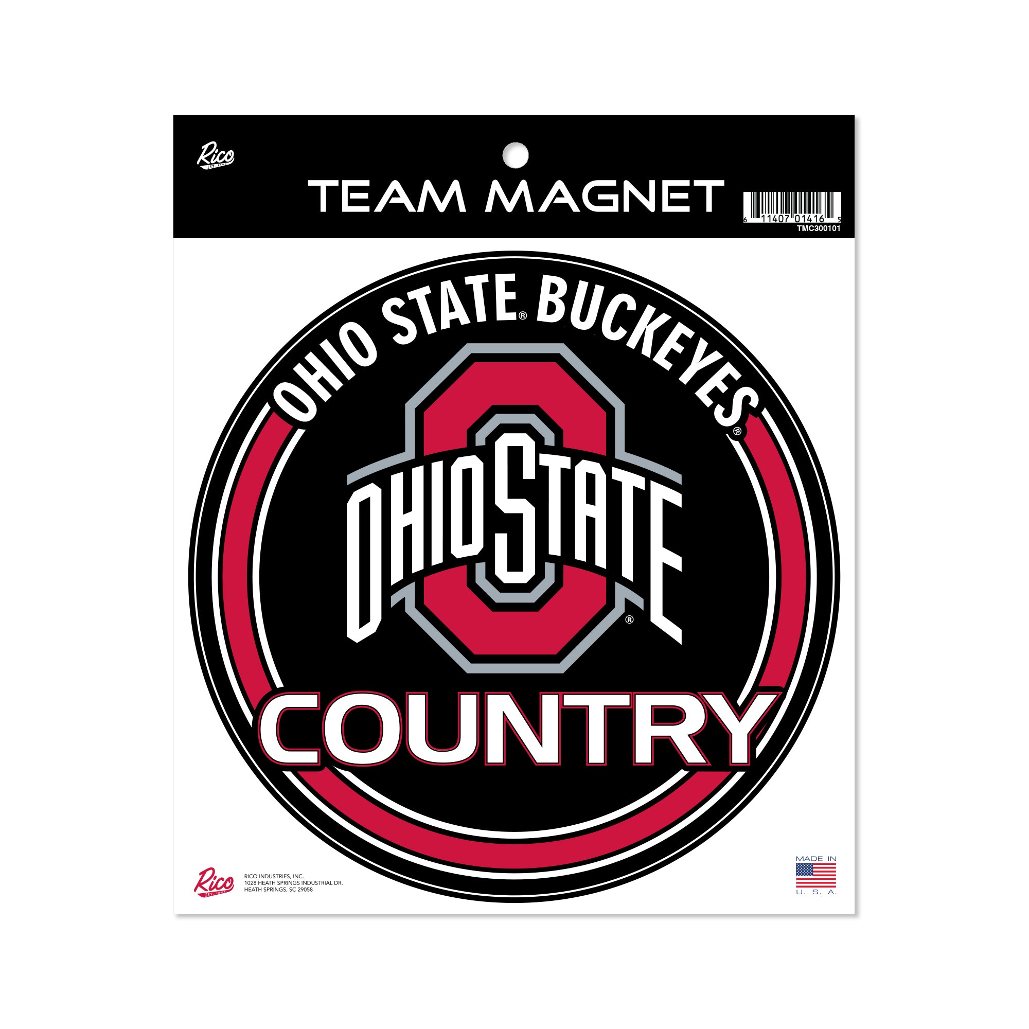 Ohio State University 8" Team Magnet Circle