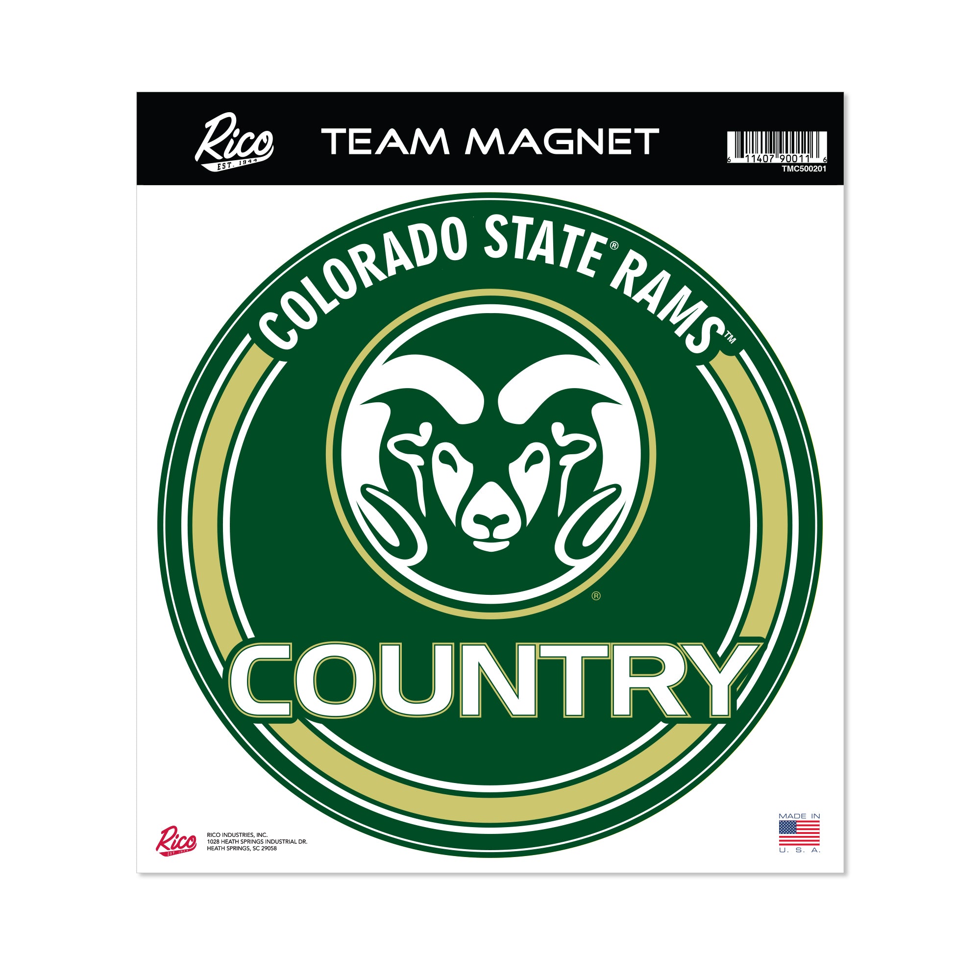 Colorado State Rams 8" Team Magnet Circle
