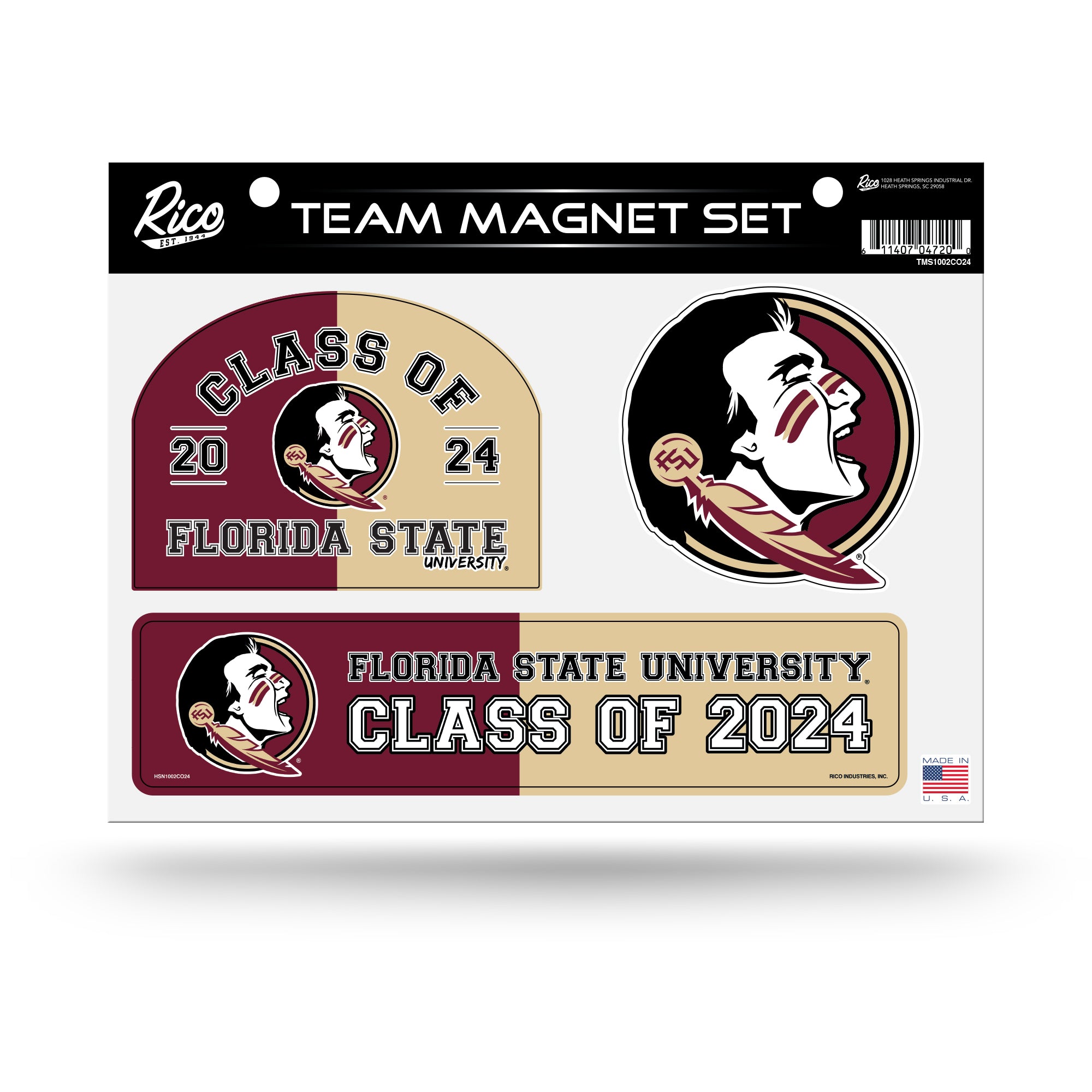 Florida State Class Of 2024 Team Magnet Set
