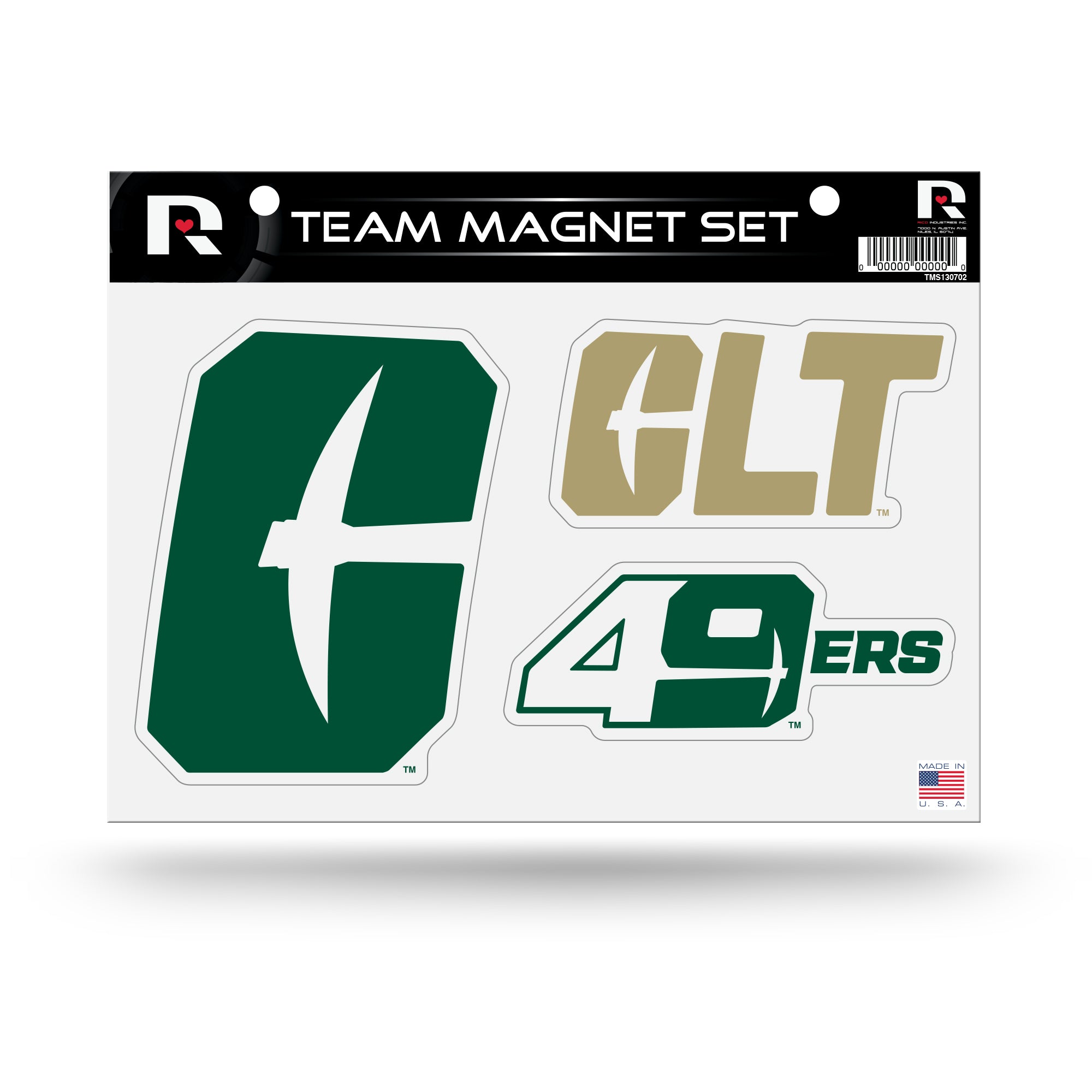 Unc - Charlotte Team Magnet Set