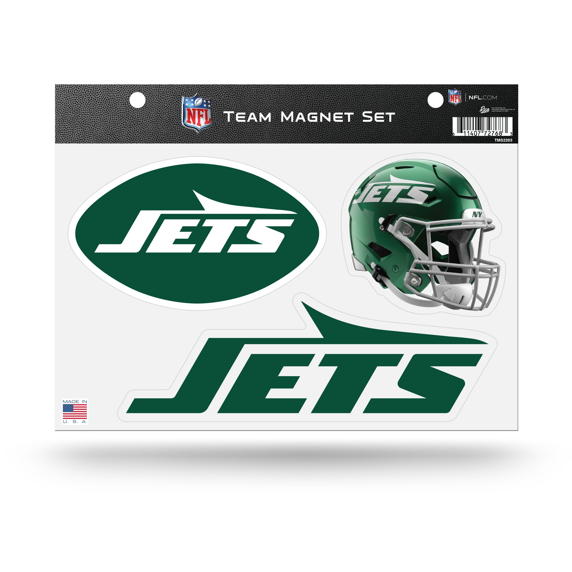 New York Jets Team Magnet Sheet