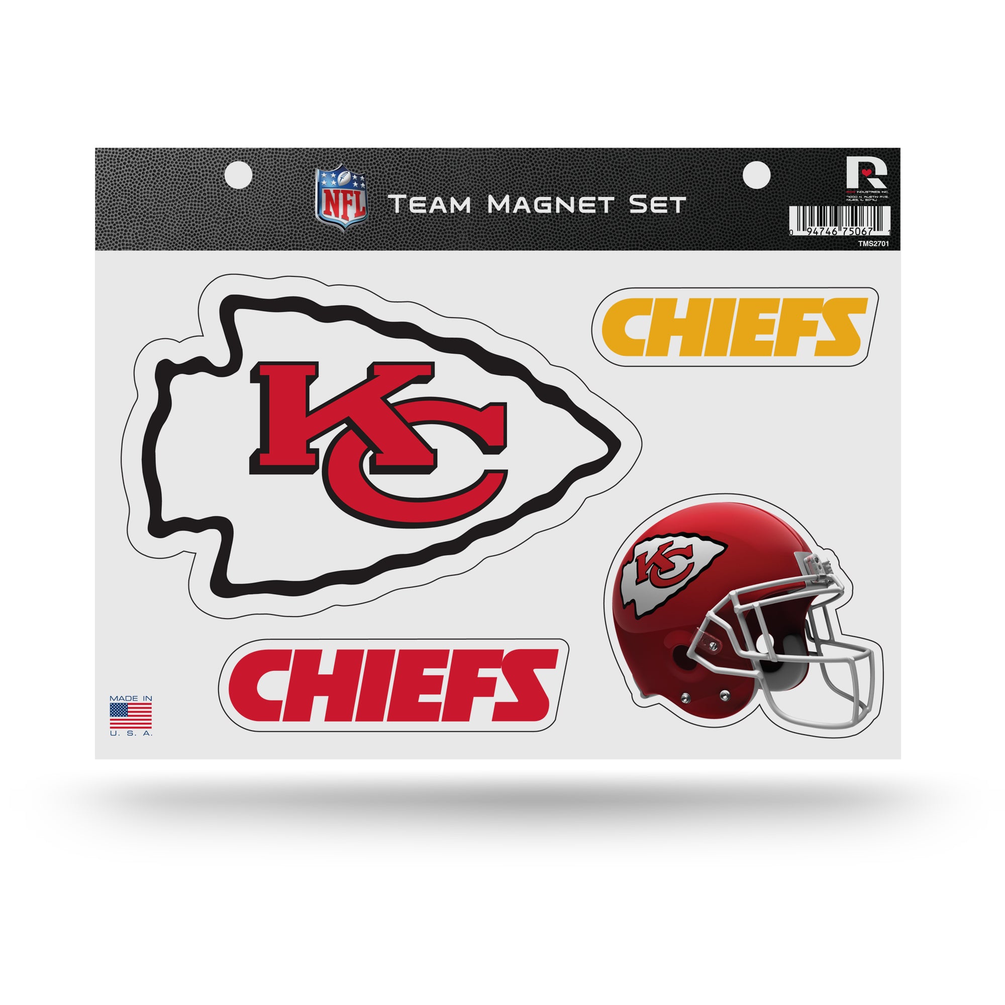 Chiefs Team Magnet Sheet