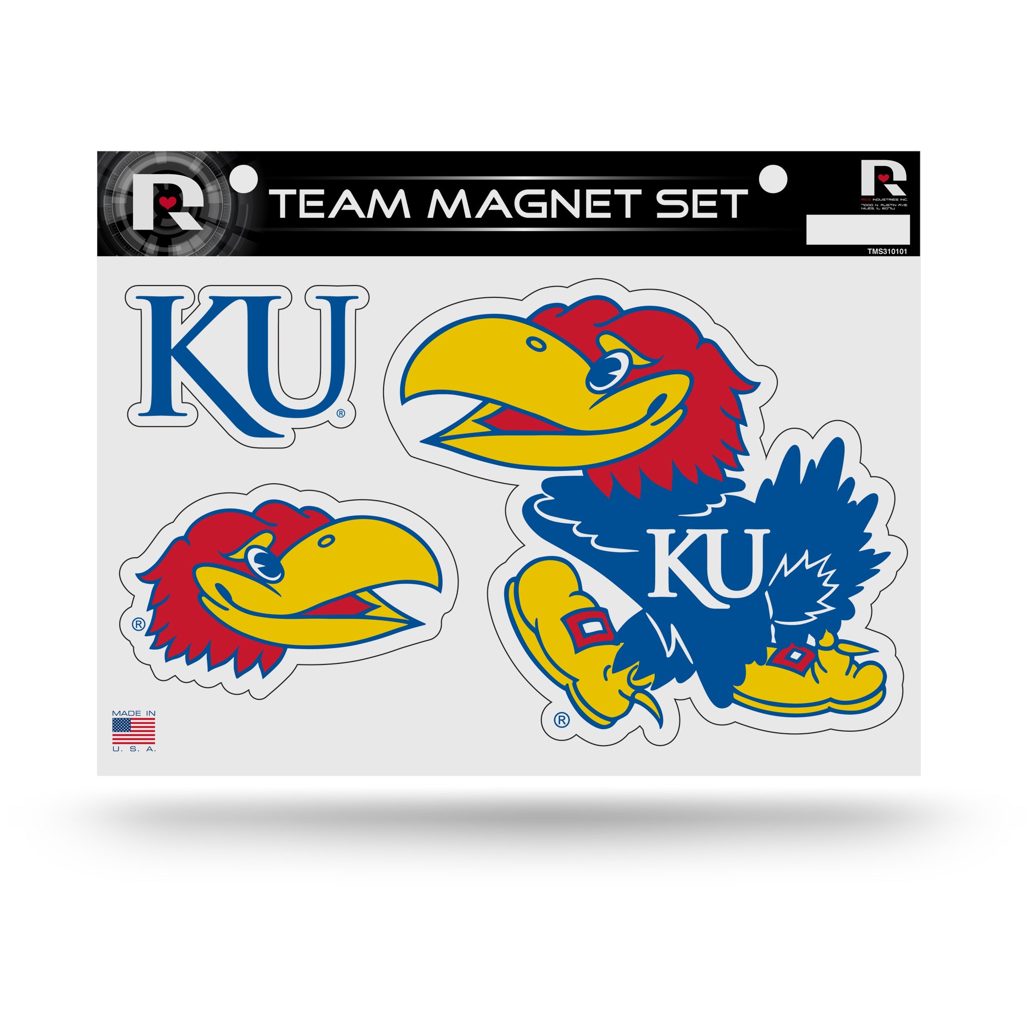 Kansas Team Magnet Sheet