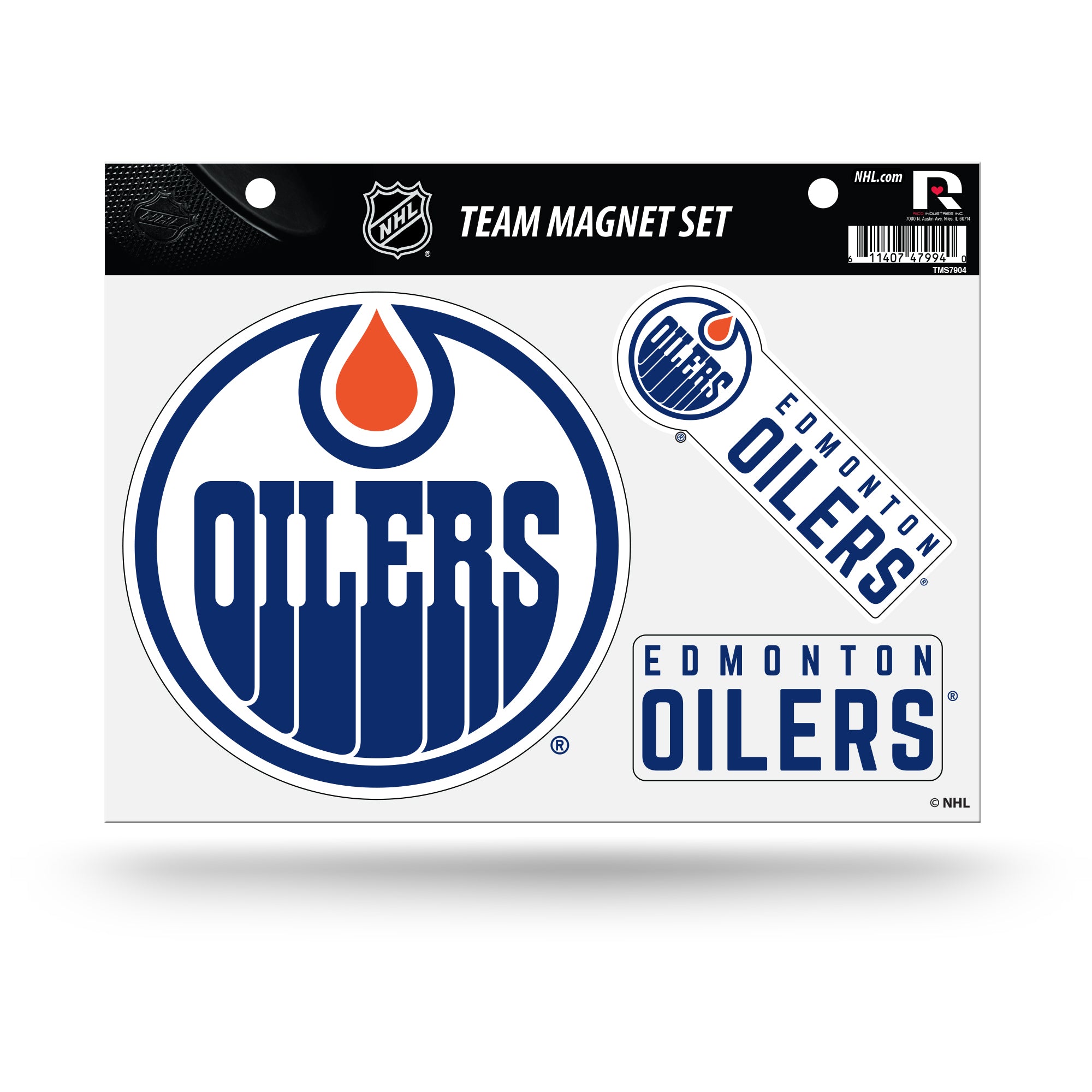 Oilers Team Magnet Sheet