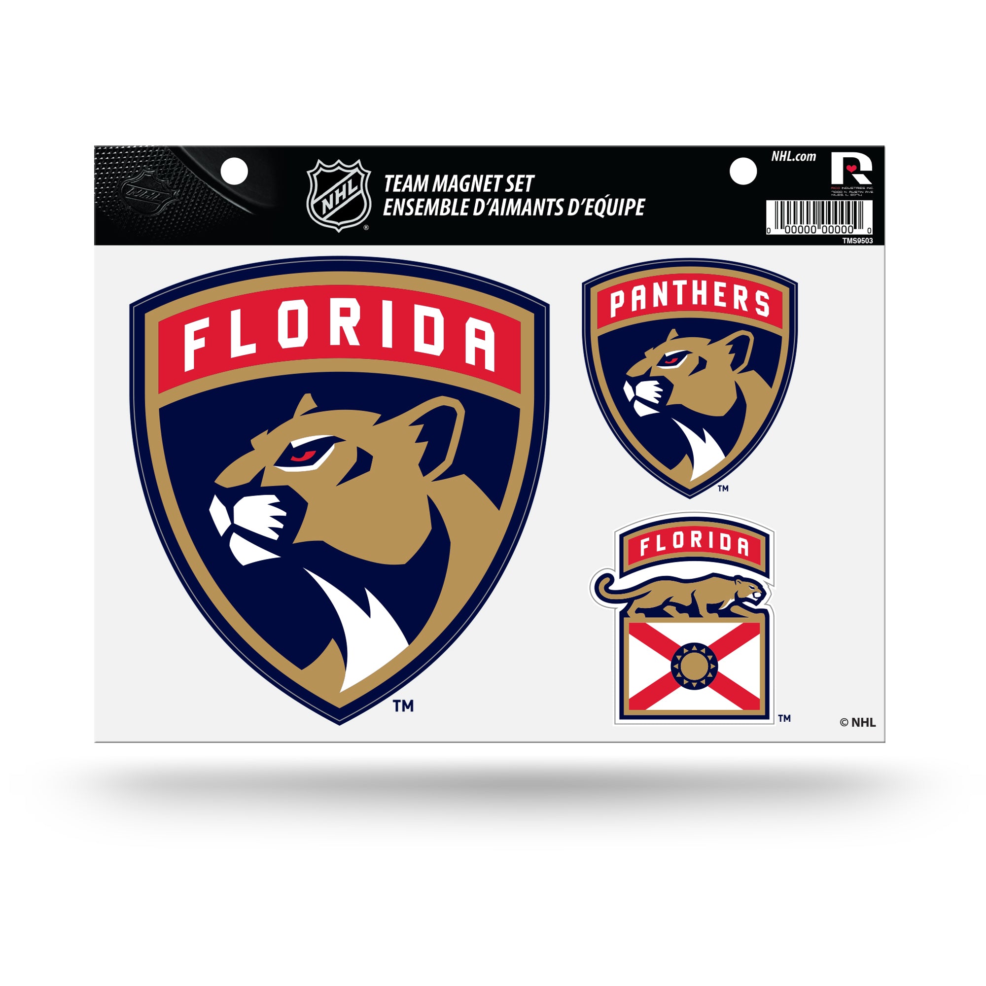Fl Panthers Team Magnet Sheet
