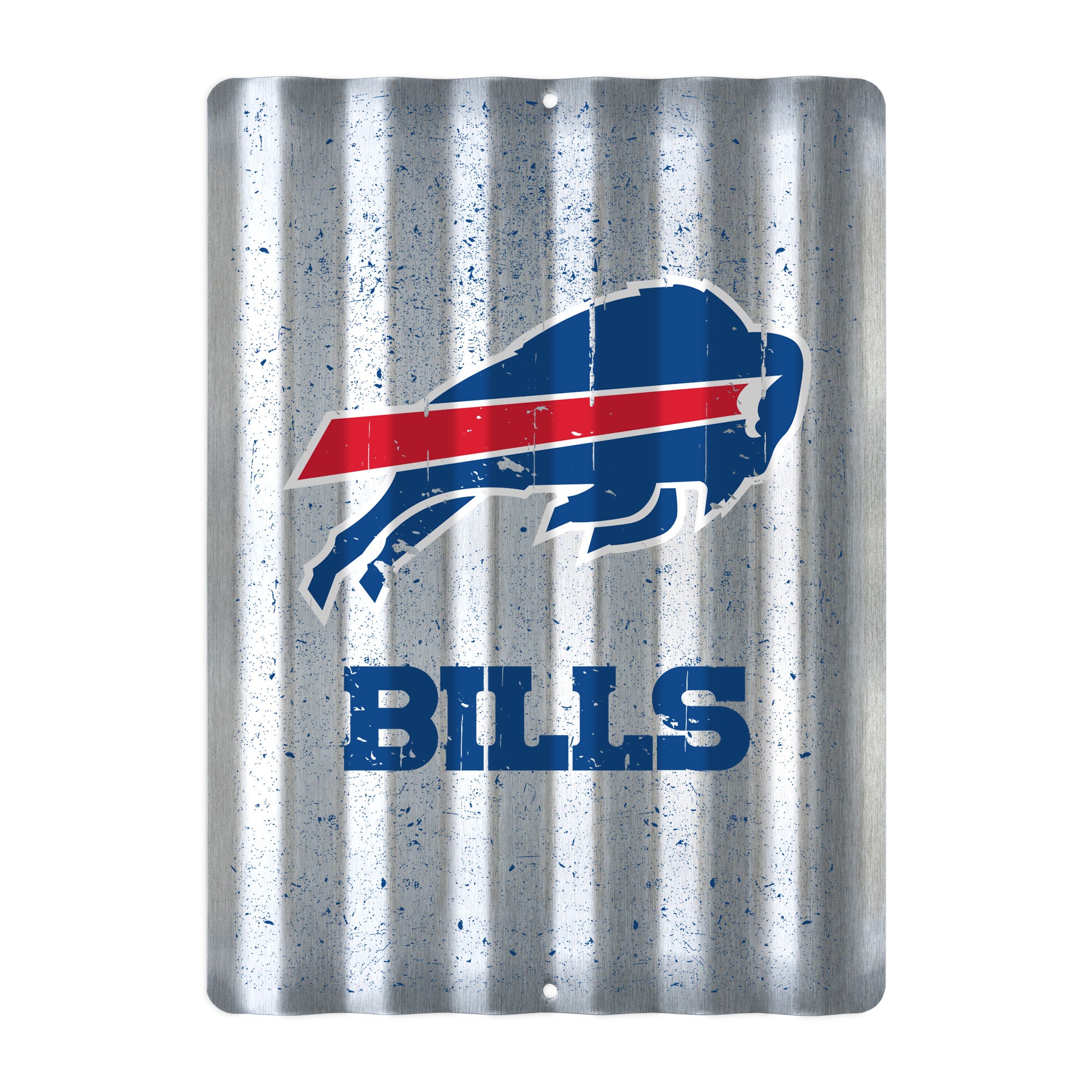 Buffalo Bills Tin Metal Roof Sign (12"x16")