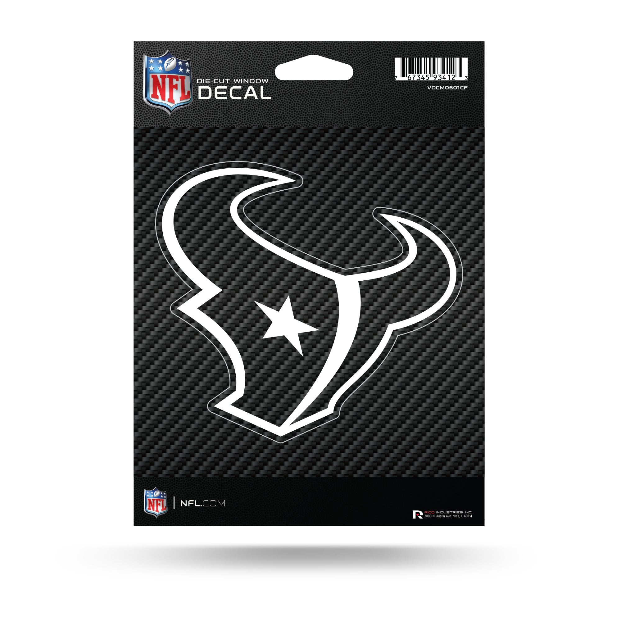 NFL Houston Texans 5" x 7" Vinyl Die-Cut Decal - Car/Truck/Home Access