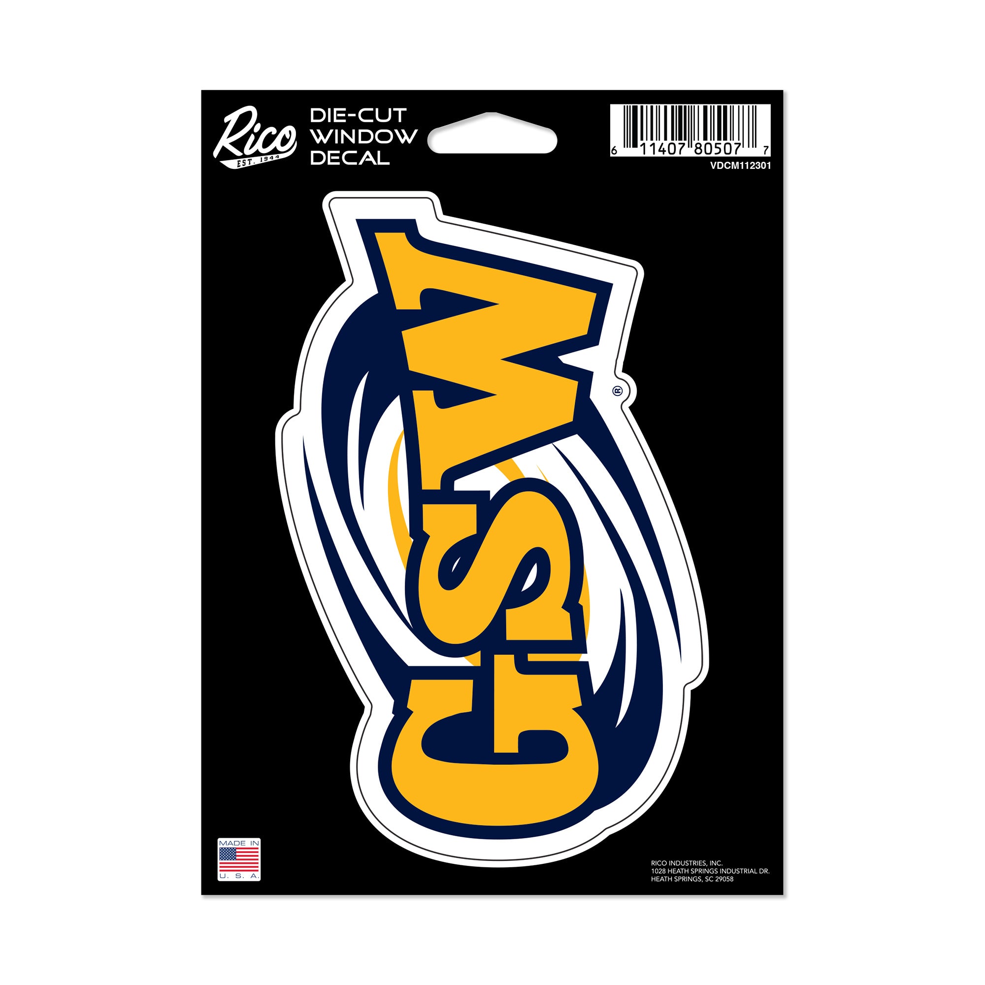 Georgia Southwestern State Hurricanes Medium Die Cut Decal