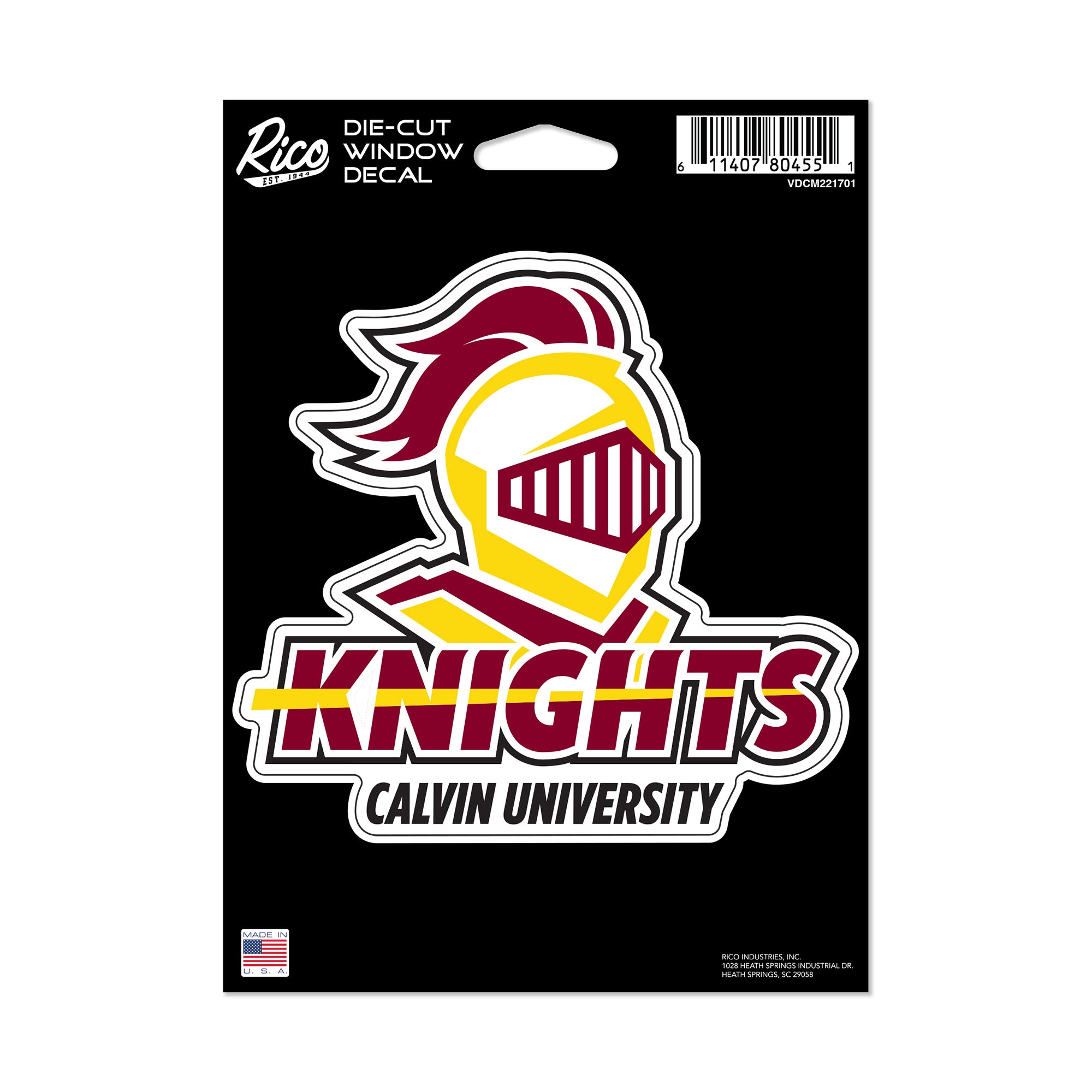 Calvin Knights Medium Die Cut Decal