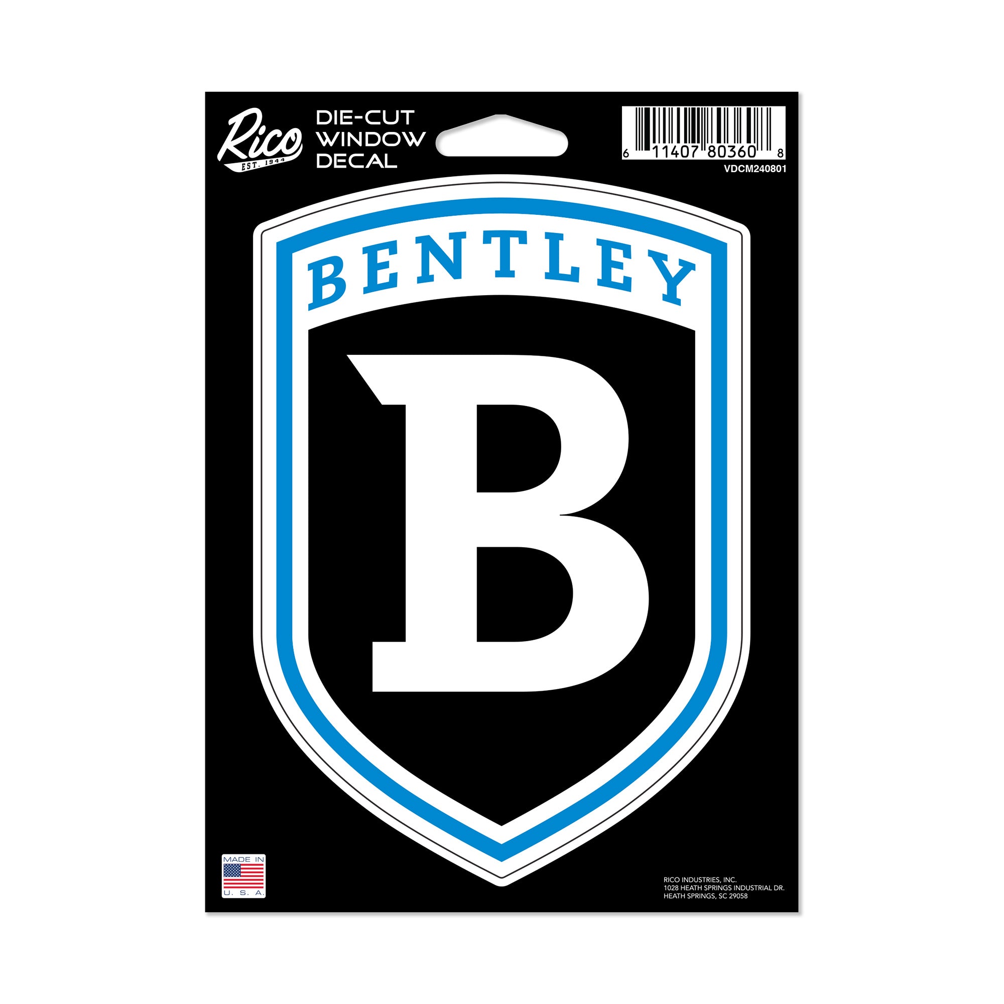 Bentley Falcons Medium Die Cut Decal