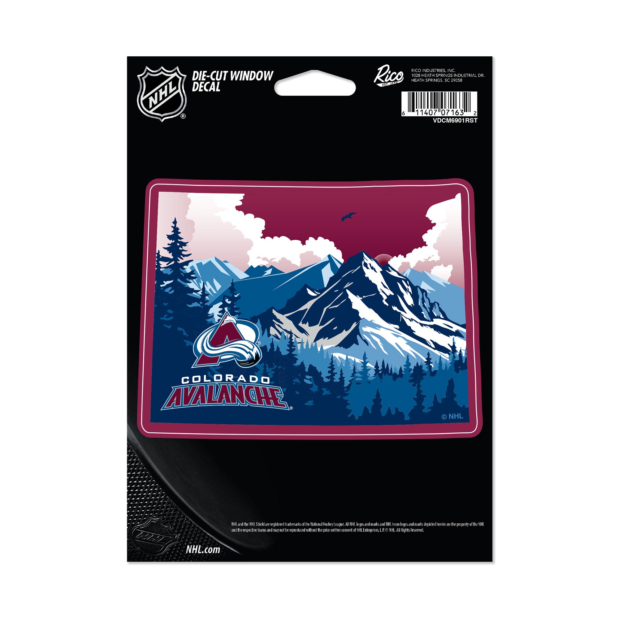 Colorado Avalanche Resort Design Medium Die Cut Decal