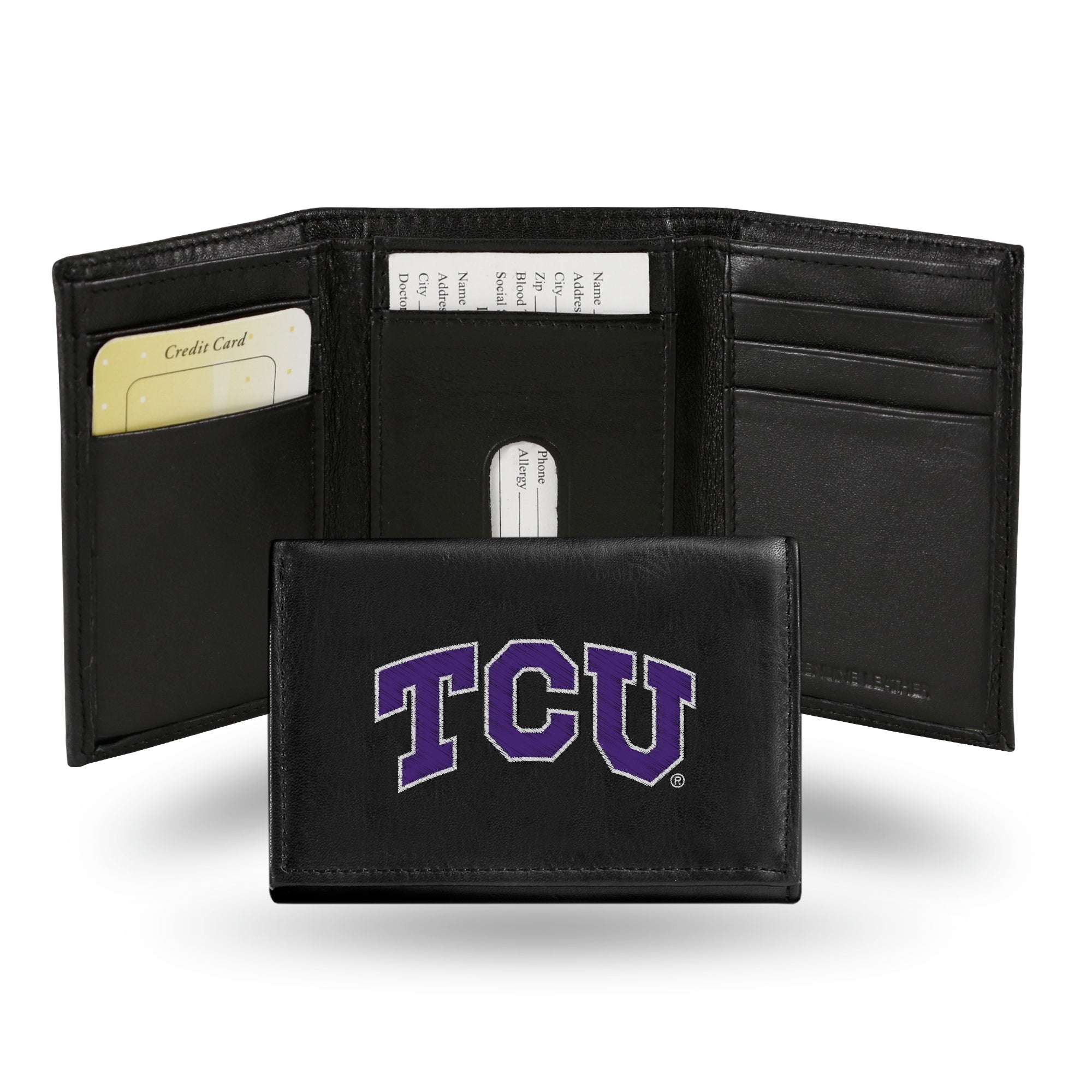TCU Embroidered Trifold